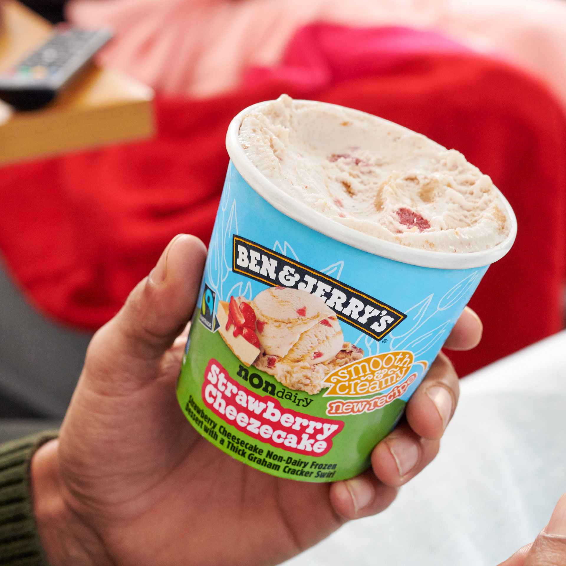 Strawberry Cheezecake Non Dairy Ben Jerry s